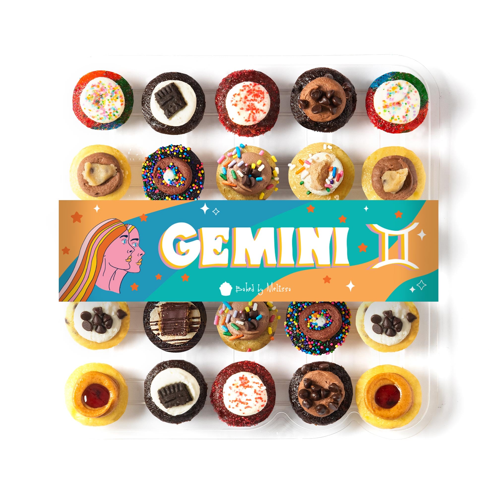 Gemini Zodiac Cupcakes – Baked by Melissa